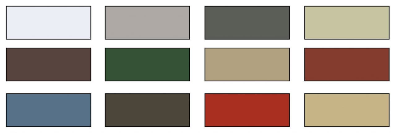 Berridge Metal Panel Color Chart