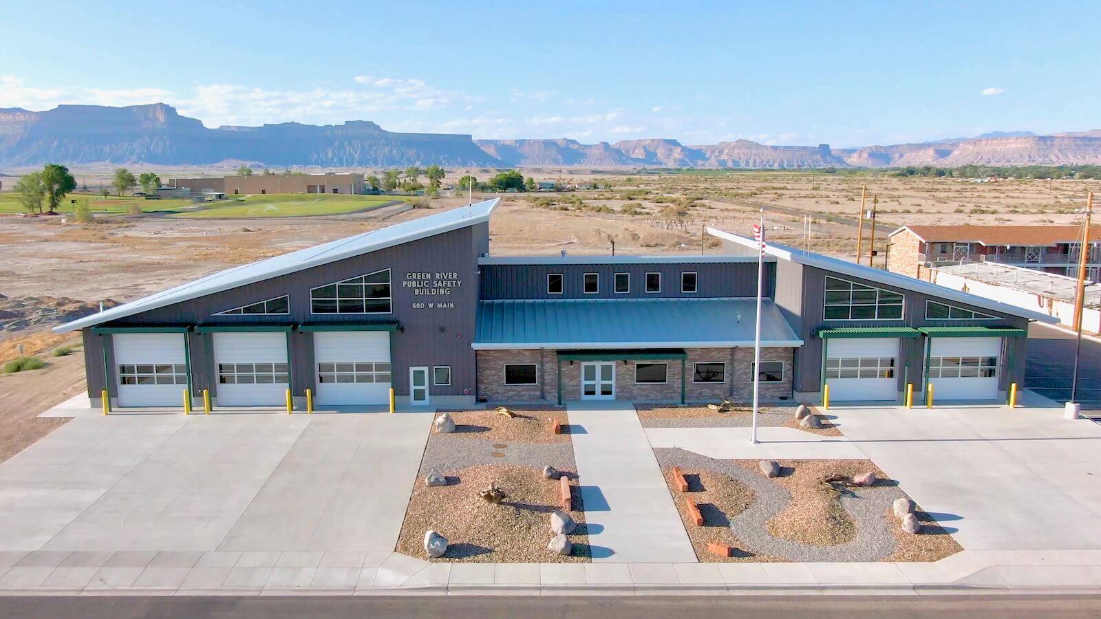 Green River Public Safety Steel Building | Essential Facility Building
