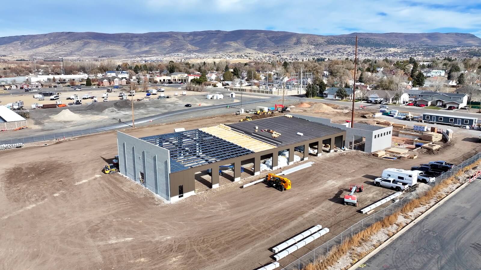 Heber Light & Power | Maintenance & Storage Steel Building