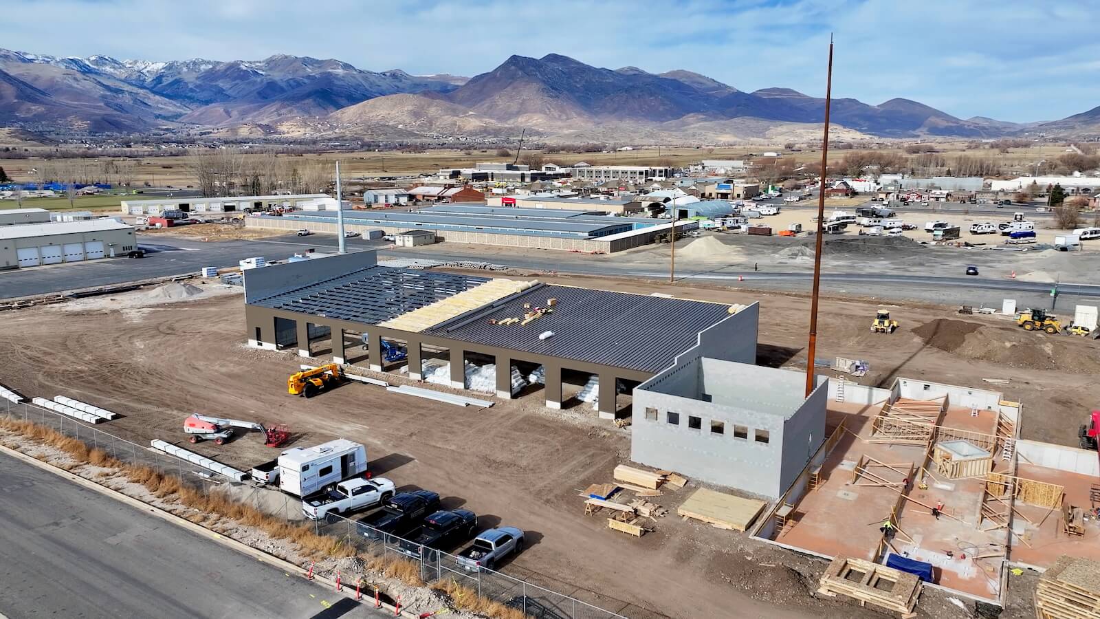 Heber Light & Power | Maintenance & Storage Steel Building